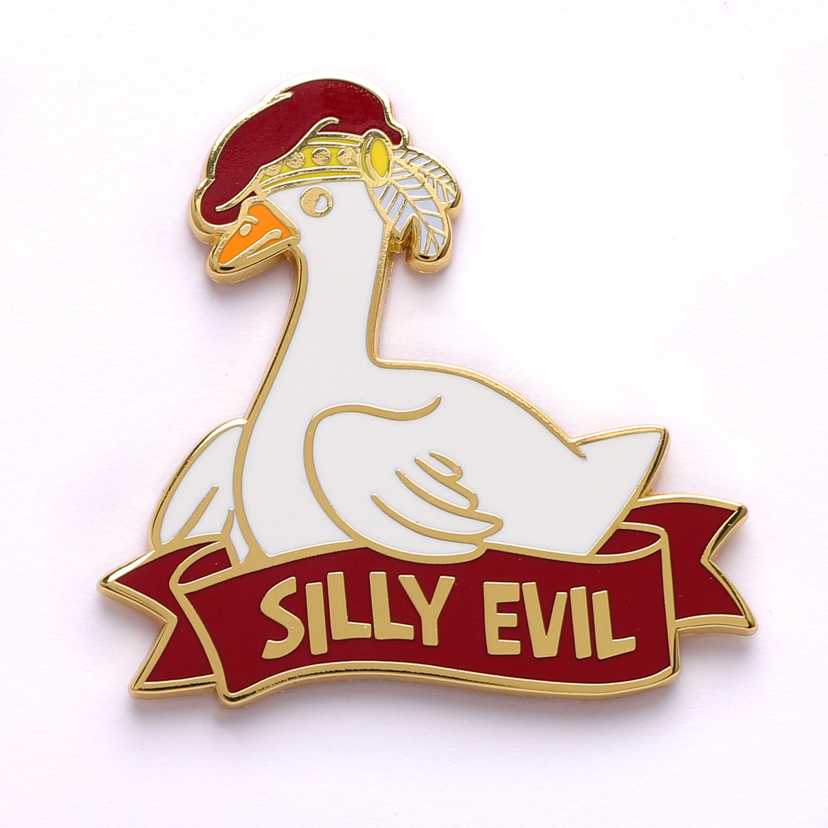 Alternative Alignments Enamel Pin - Silly Evil Goose – Hymgho Premium Dice